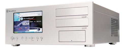 SilverStone LC18 ATX Rackmount Ready HTPC Case Aluminium Build 7" Touch ...