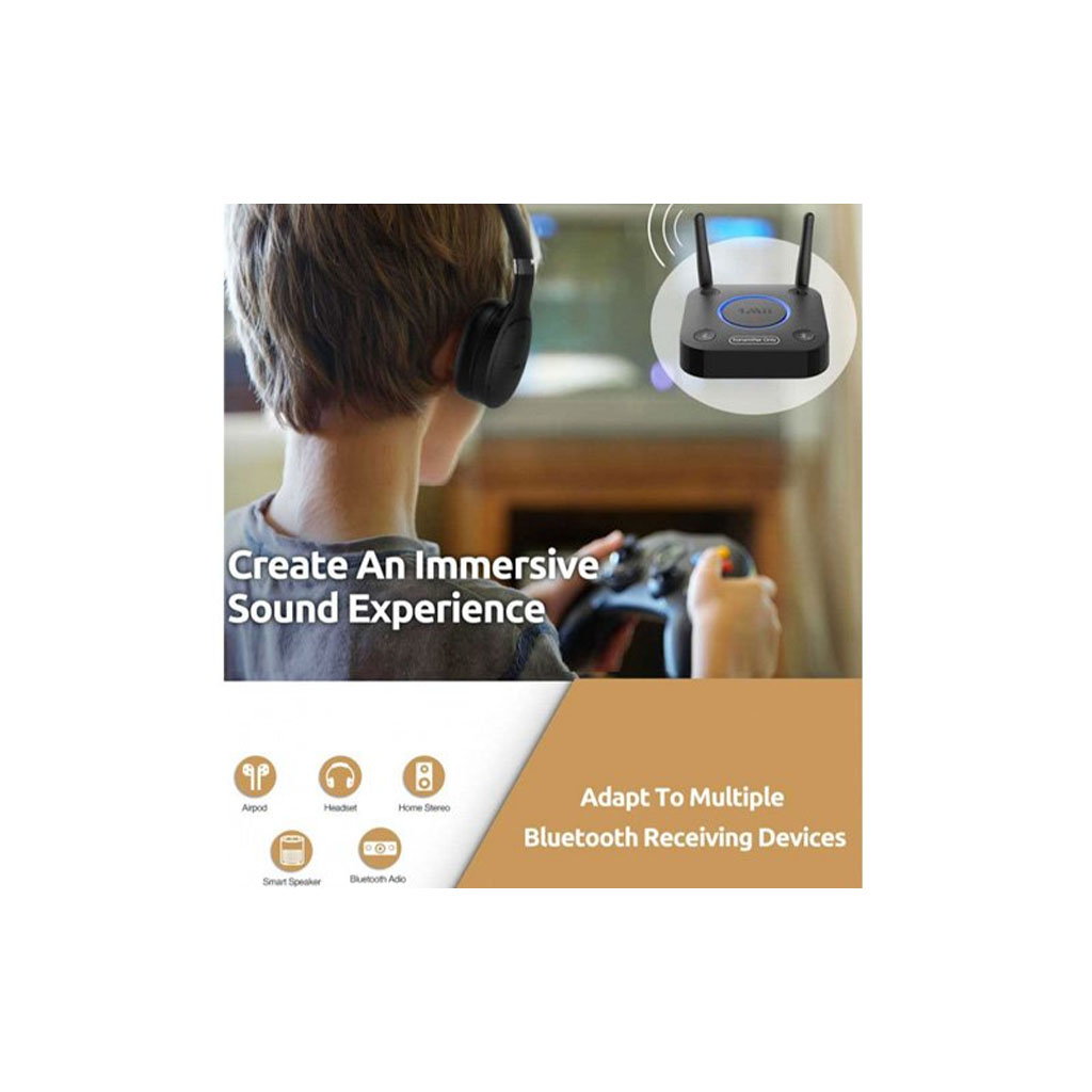 1Mii B06TX Bluetooth 5.3 Aptx Audio Transmitter - B06TX | Mwave