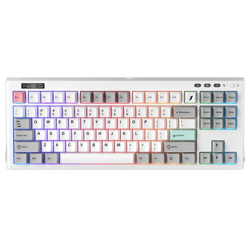 1st Player NEO87 Mechanical Gaming Keyboard - Frostwave - NEO87-WC-FW ...