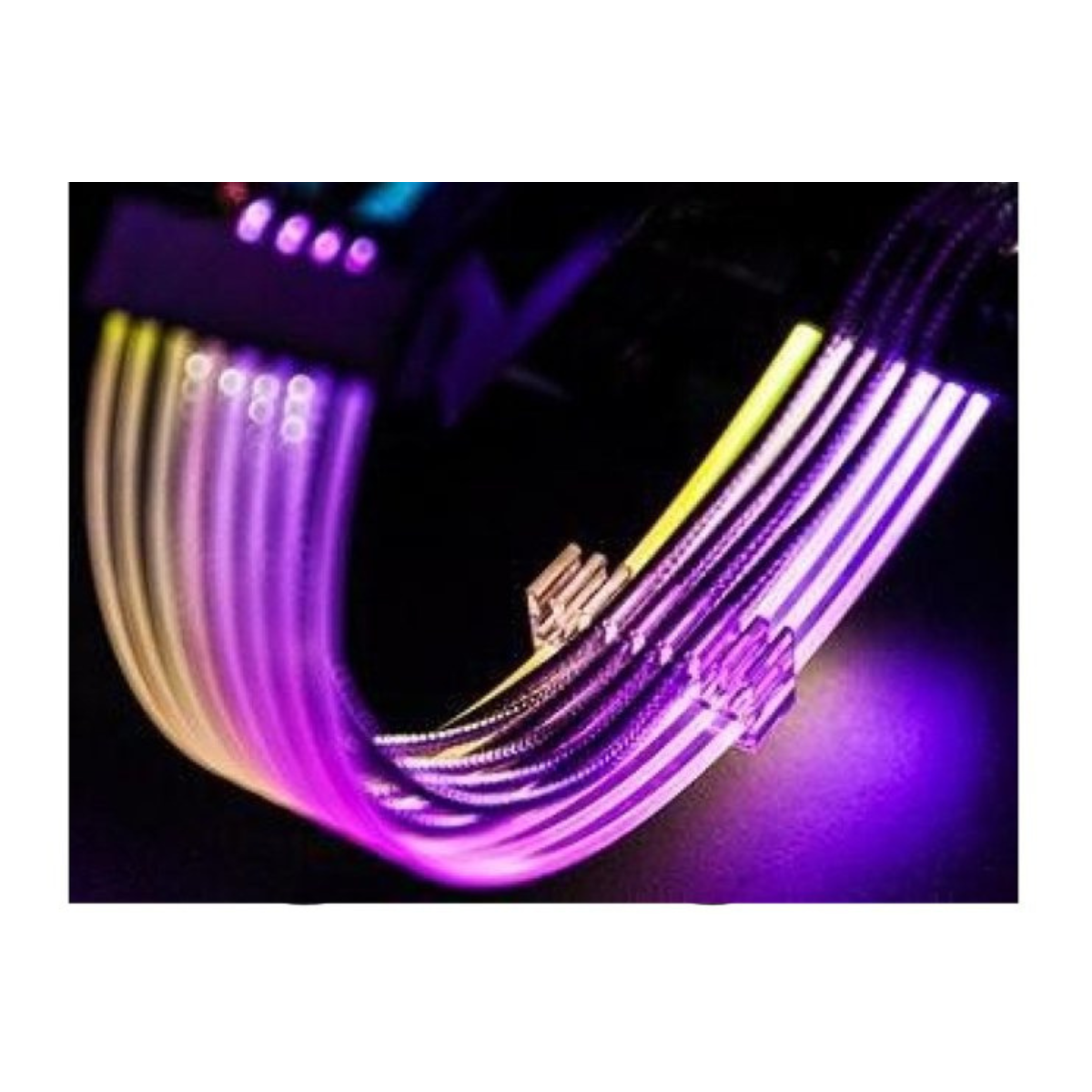 1st Player Steampunk RGB 8 Pin (6+2) PSU PCI-E Extension Cable - MC ...