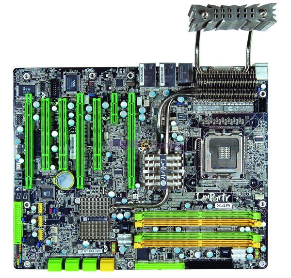 DFI LanParty UT X48-T3RS Motherboard, Socket LGA775, Intel X48+ICH9R ...