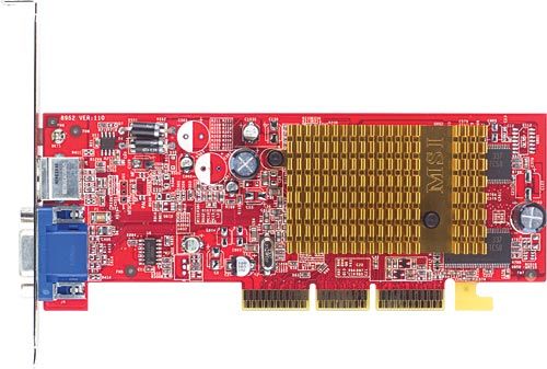 Higtech ATI Radeon 9250 128MB, 64-bit DDR, DVI-I, VGA, TV Out, AGP 4x ...
