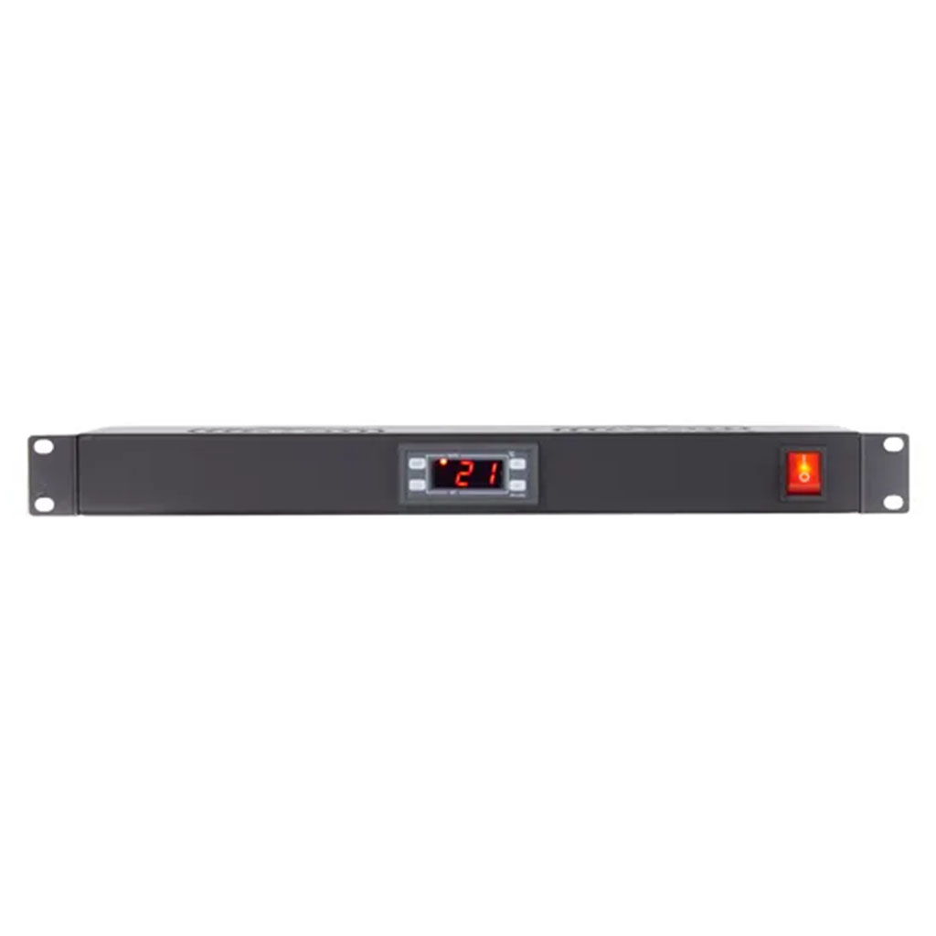 4Cabling 1RU Digital Temperature Unit with 2 Way Cooling Fans - 002.004 ...