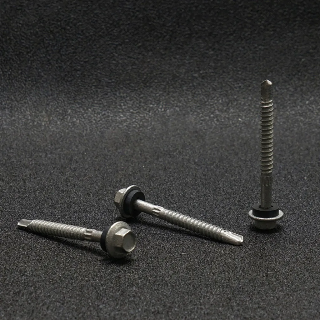 4Cabling 4C Hex Head Self Drill Screws C4 Galvanised 12G x 55mm - Box ...