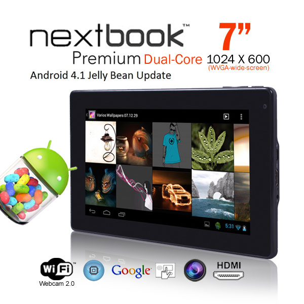 Nextbook 7" Android 4.1 Tablet - 8GB (Expand Up To 32GB via MicroSD ...