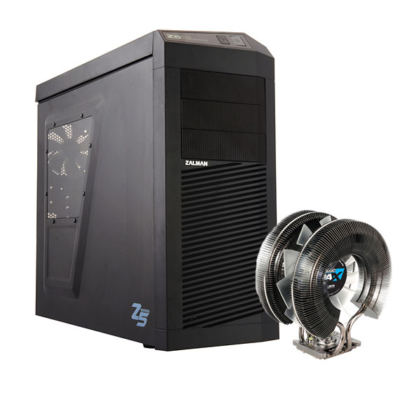 Bundle Deal: Zalman Z5 Plus ATX Mid Tower PC Case + Zalman CPU Cooler ...