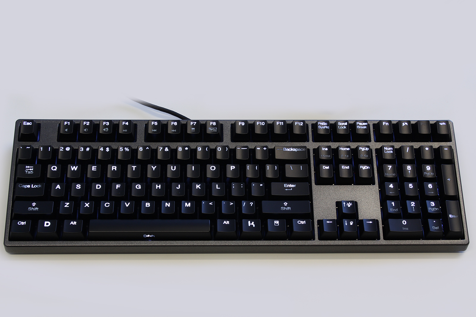 Deck Hassium Pro White LED Cherry MX Brown Mechanical Keyboard ...