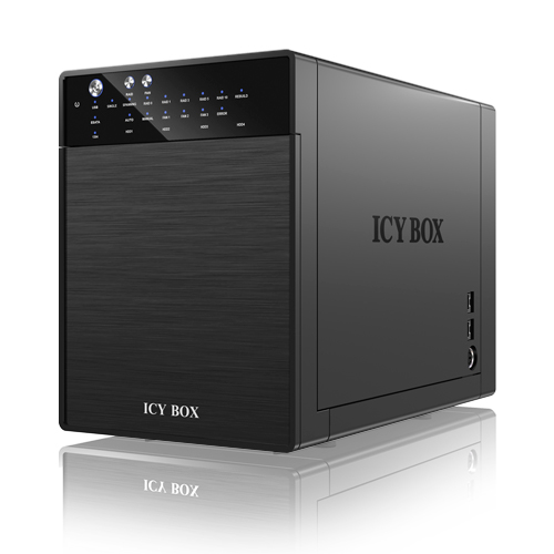 ICY BOX IB-RD3640SU3E2 External 4-Bay JBOD System for 3.5 Inch SATA ...