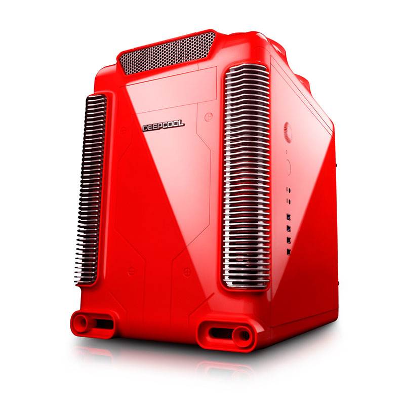 Deepcool Steam Castle Small Factor Case - Red - DP-MATX-SCRD2FLED | Mwave