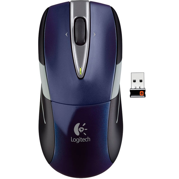 Logitech Wireless Mouse M525 Black / Blue (910-002608) - 910-002608 | Mwave