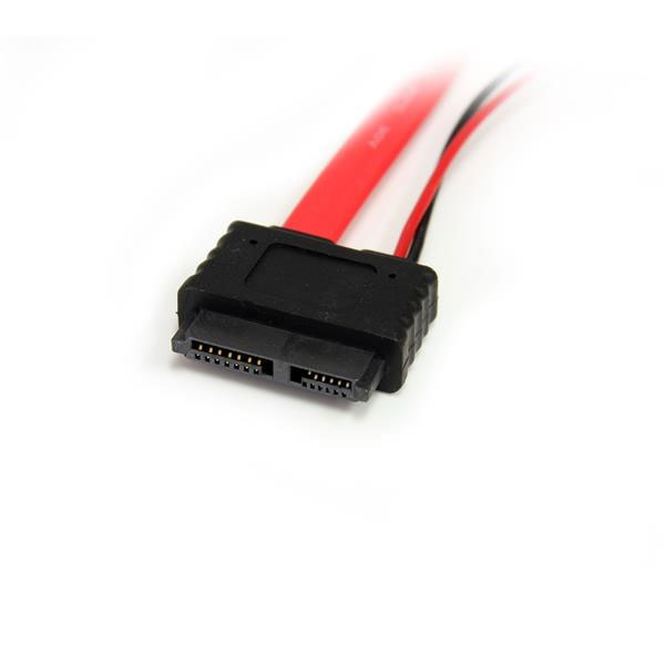 StarTech 50cm Slimline SATA to SATA Cable - SLSATAF20 | Mwave