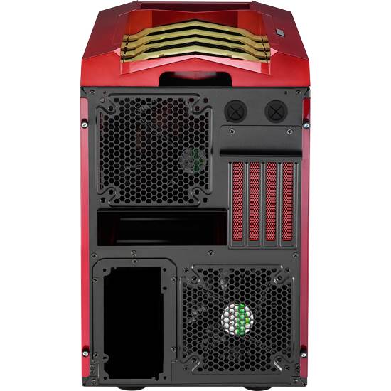 Aerocool Xpredator Cube RG Windowed Cube Case - Red and Gold ...