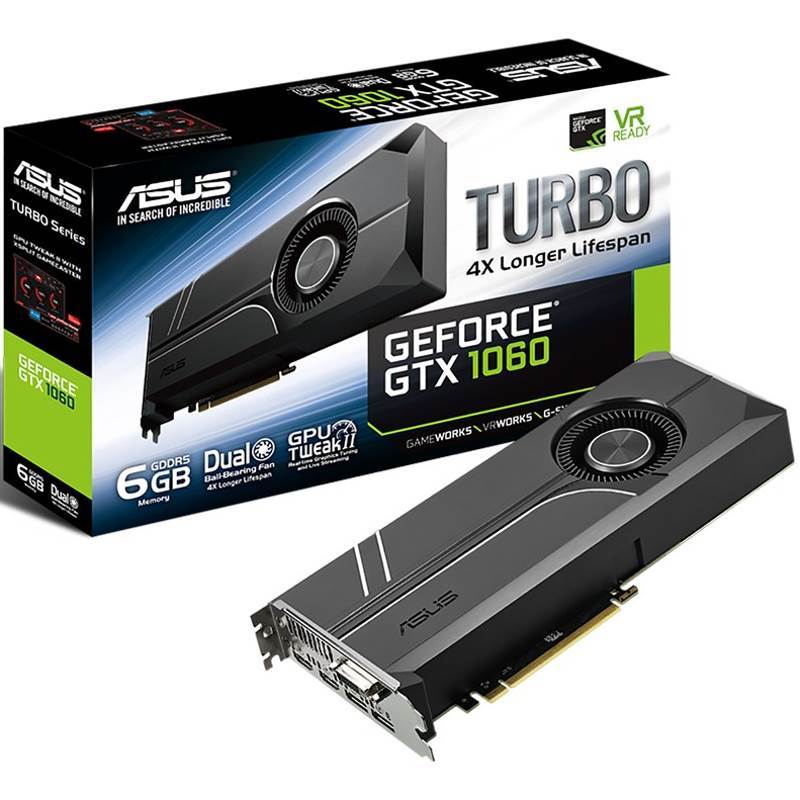ASUS GeForce GTX 1060 Turbo 6GB Video Card - TURBO-GTX1060-6G | Mwave