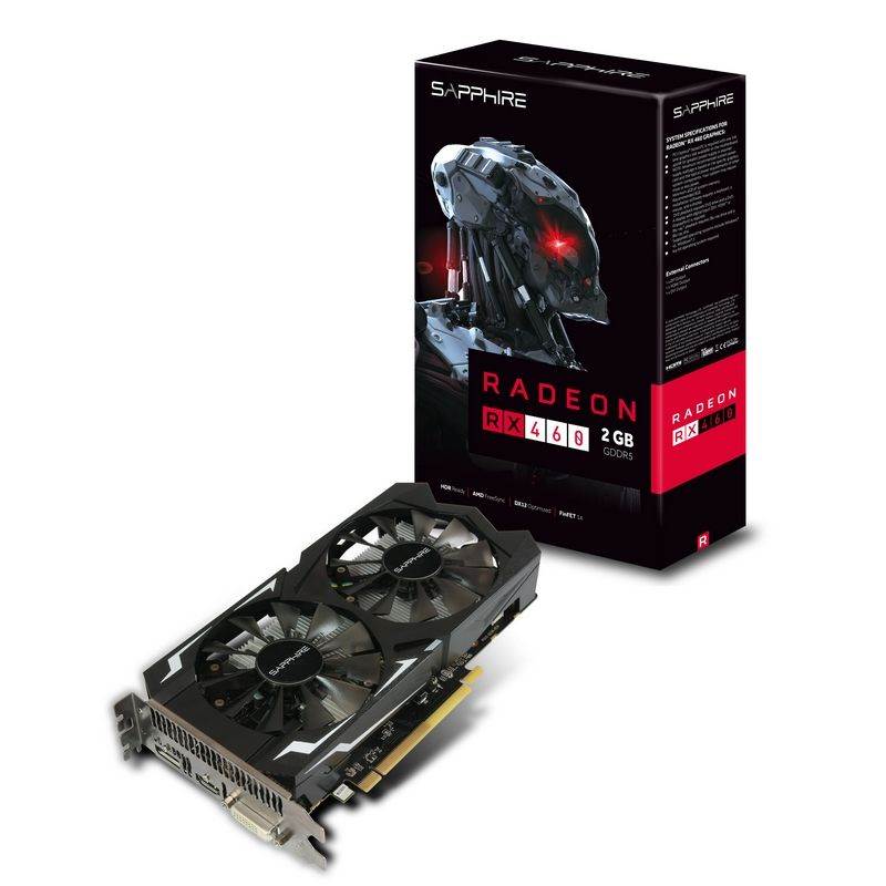 Sapphire AMD Radeon RX 460 OC 2GB Video Card - 11257-00-20G | Mwave