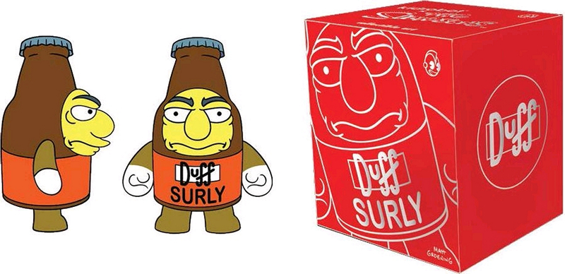 The Simpsons - Surly Duff 3" Figure - KIDTKLCG151 | Mwave
