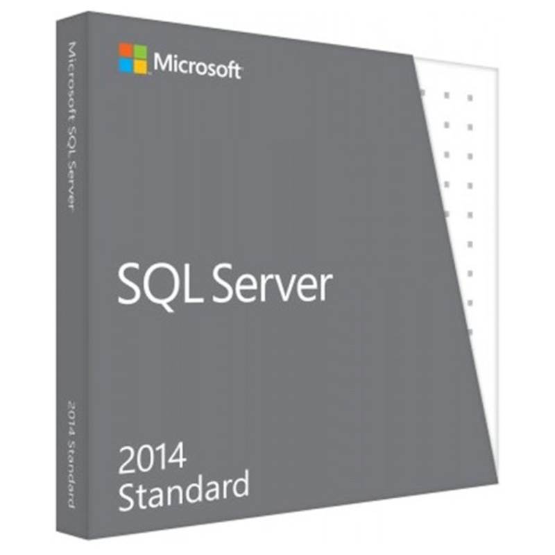 Microsoft SQL Server 2014 Standard Edition - English DVD - 1 License 10 ...