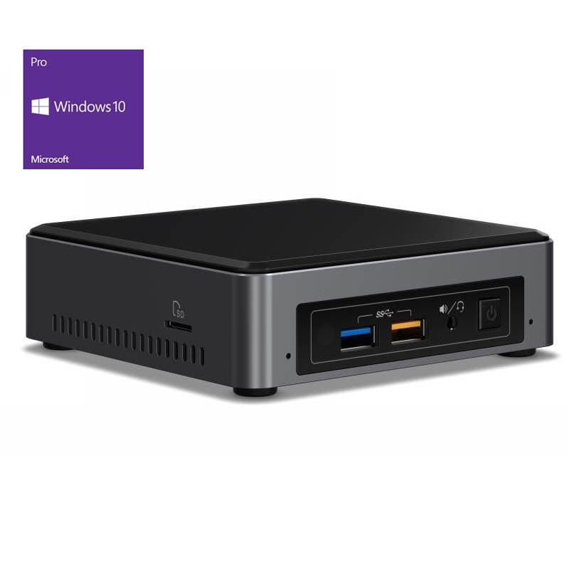 Intel Nuc Mini Pc Core I3 7th Gen Slim 120gb 4gb Win10 Pro