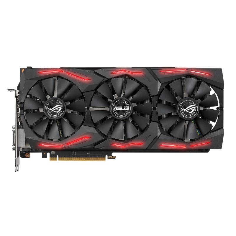 ASUS Radeon RX Vega 64 ROG Strix OC 8GB Video Card - ROG-STRIX-RXVEGA64 ...