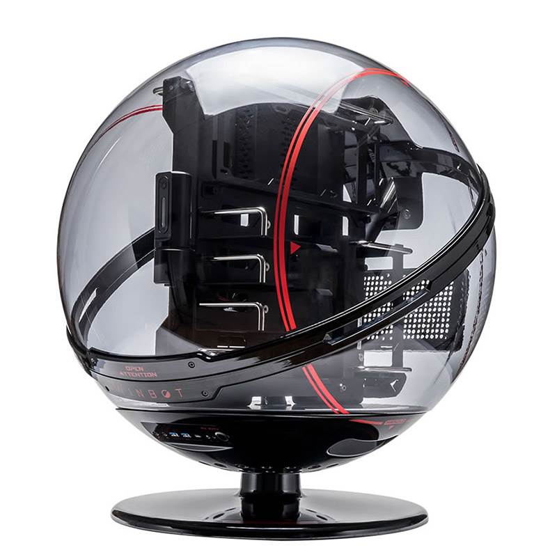 In Win WINBOT E-ATX Full Tower Limited Edition Chassis - Black/Red - IW ...