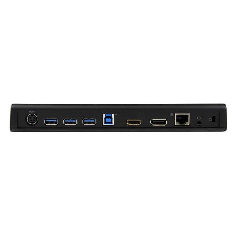 StarTech 4K Laptop Docking Station with DP & HDMI - USB 3 Laptop Dock ...