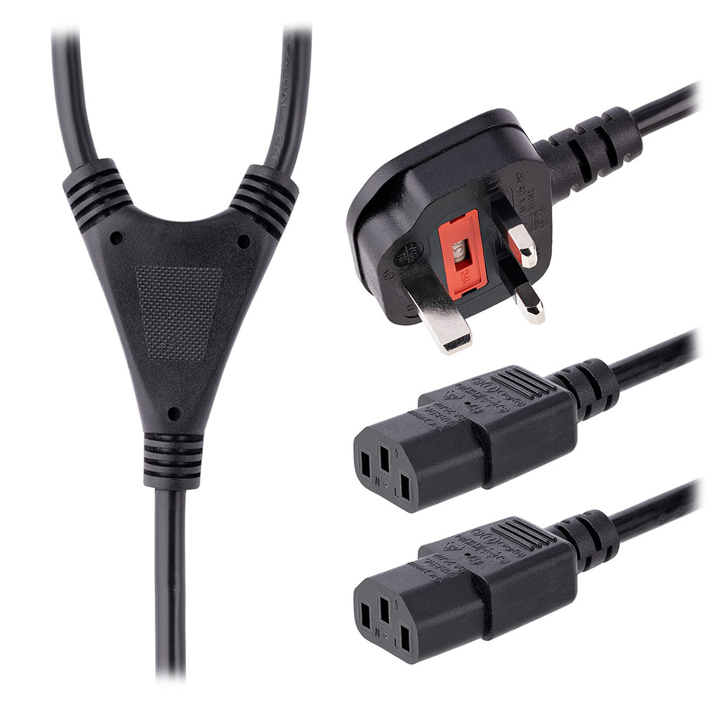 StarTech 2m UK Computer Power Cable - PXT101YUK | Mwave
