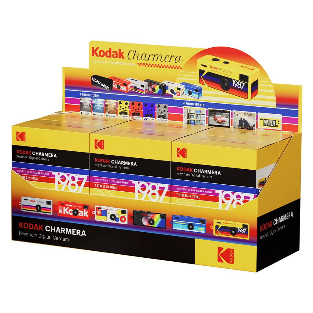 Kodak CHARMERA Keychain Digital Camera Blind Box 6 Pack - 1.6MP ...