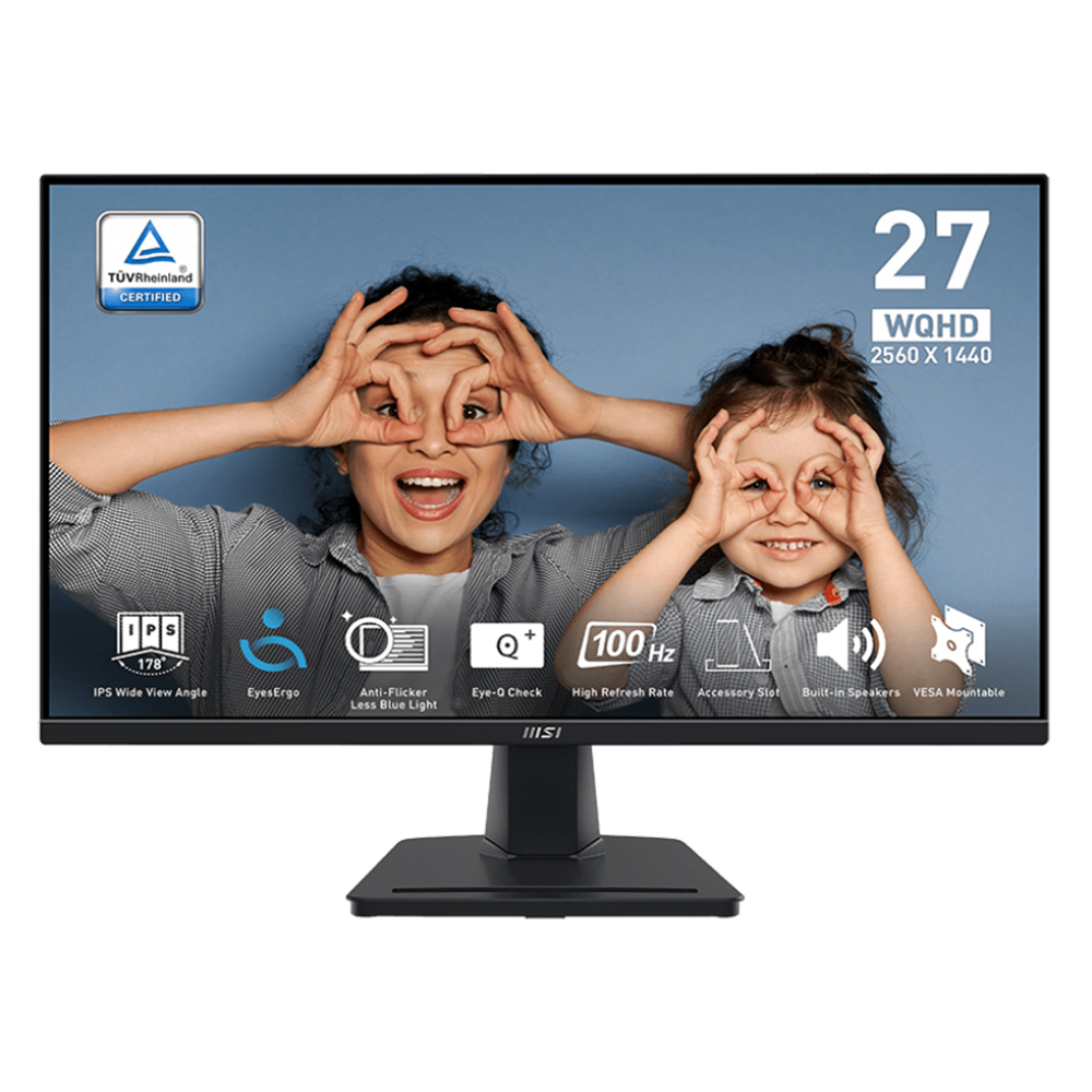 MSI PRO MP275Q 27" 100Hz WQHD 1ms IPS Business Monitor - PRO MP275Q | Mwave