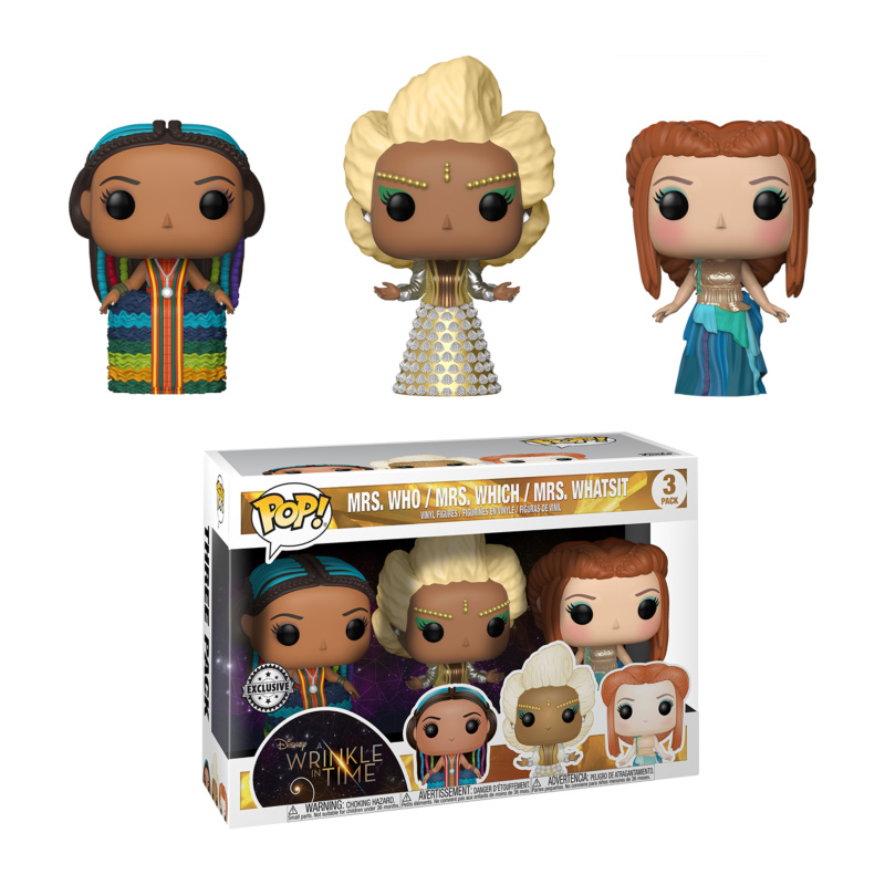 A Wrinkle in Time - Mrs. Who, Mrs. Which & Mrs. Whatsit Pop! Vinyl - 3 ...