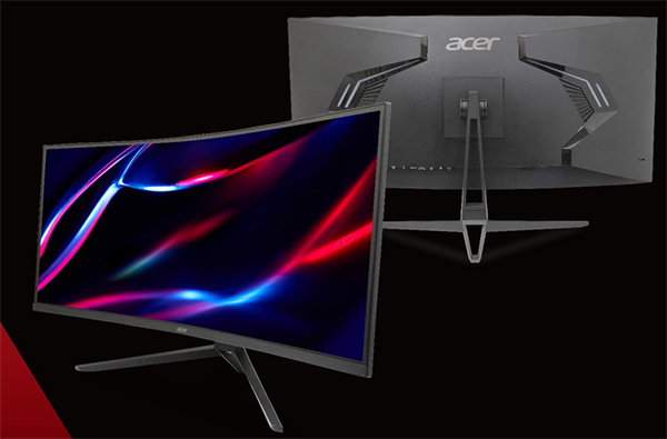 Acer Nitro ED343CUR V3 34" 180Hz UWQHD 0.5ms FreeSync VA Curved Gaming ...