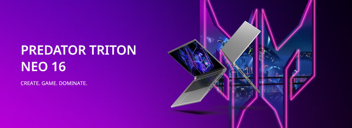 Acer Predator Triton Neo 16" 165Hz Gaming Laptop Intel U9 32GB 2TB ...