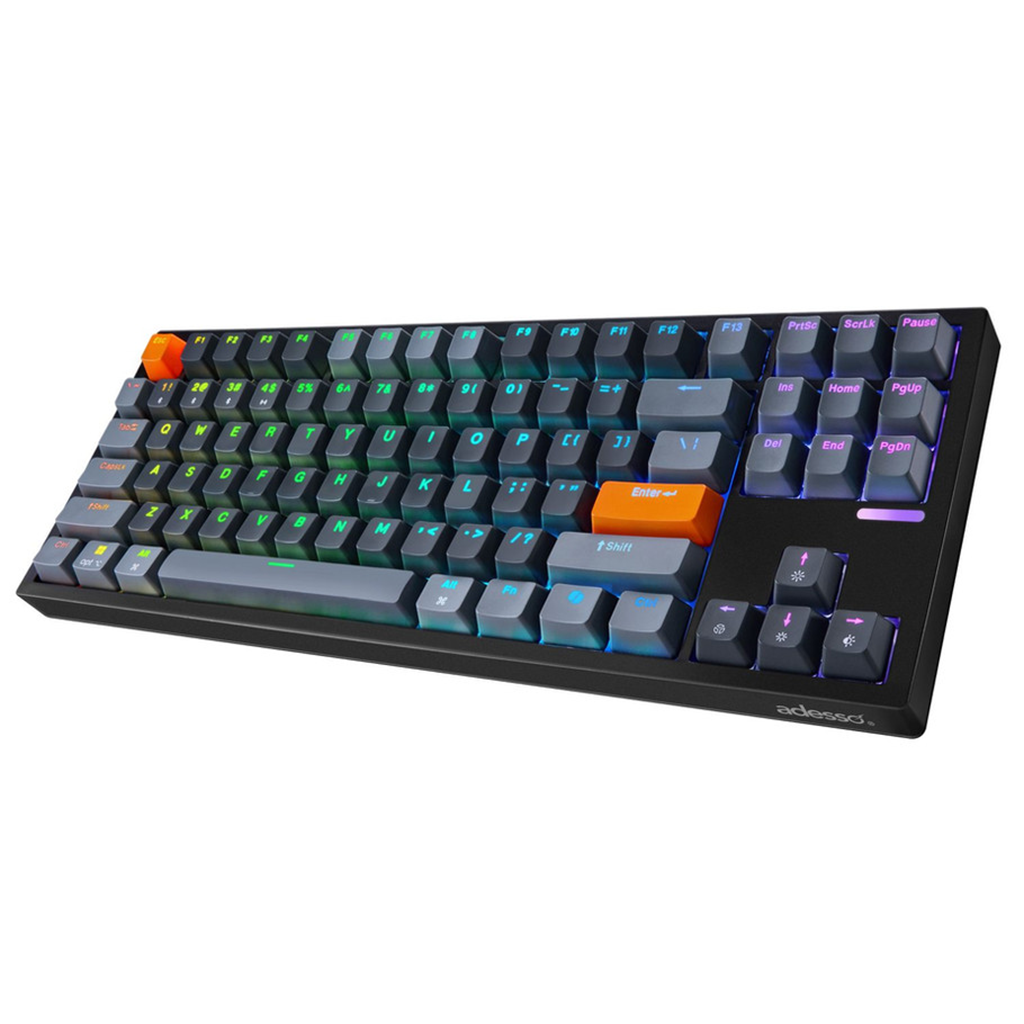 Adesso EasyTouch 1100 Wireless RGB TKL Mechanical Keyboard - EASYTOUCH ...