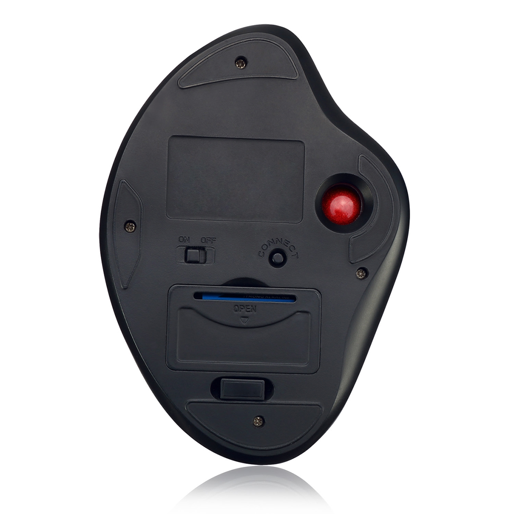 Adesso iMouse T30 Wireless Programmable Ergonomic Trackball Mouse ...
