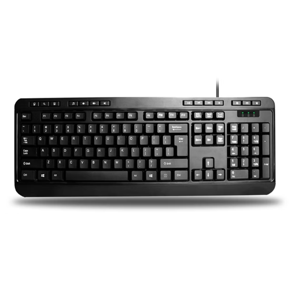 Adesso EasyTouch 132 Spill-Resistant Wired USB Keyboard - AKB-132UB | Mwave