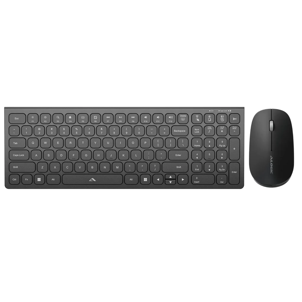 Alogic Echelon USB-C Compact Rechargeable Wireless Keyboard & Mouse ...