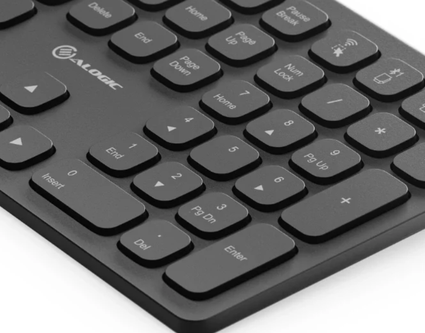 Alogic Echelon USB-C Rechargeable Wireless Mouse & Keyboard for Windows ...