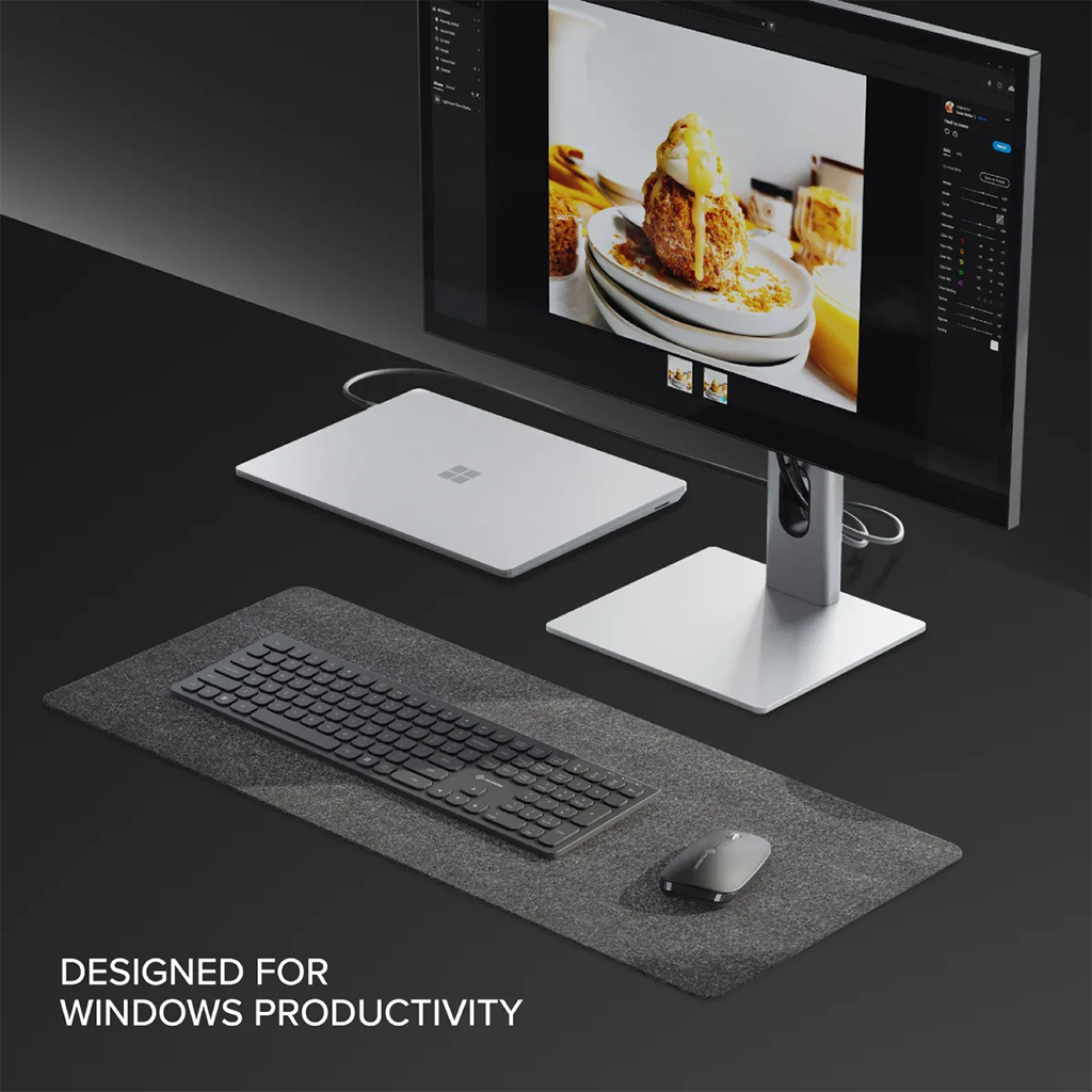 Alogic Echelon USB-C Rechargeable Wireless Mouse & Keyboard for Windows ...