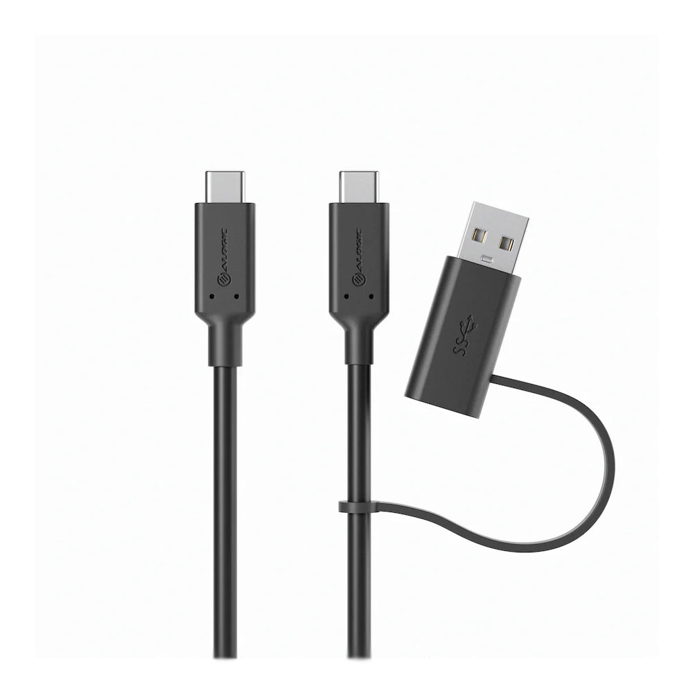 Alogic Elements Series USB-C to USB-C Cable with USB-A Adapter - M-M ...