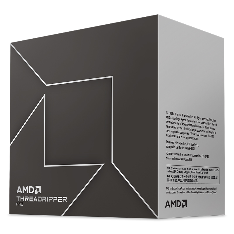 AMD Ryzen Threadripper PRO 7975WX 32-Core sTR5 Unlocked CPU Processor ...