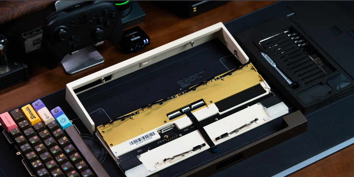 Angry Miao AM Compact Touch R2 Hot-Swappable RGB Snow Keyboard - Icy ...