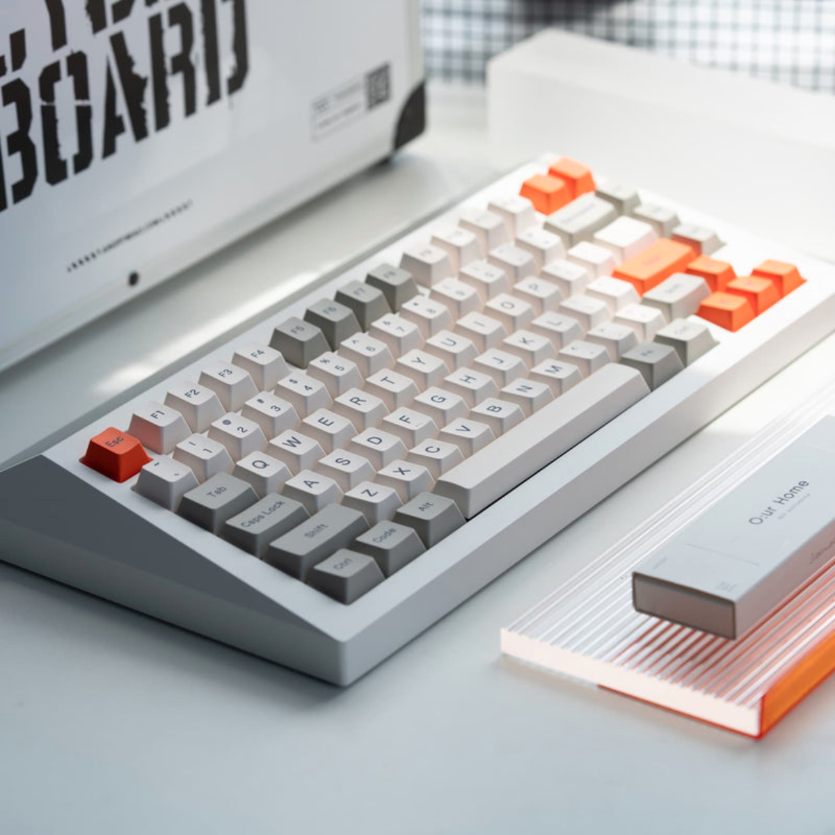 Angry Miao CYBERBOARD R4 Keyboard - Cloud White - AMCBR4WHITE | Mwave