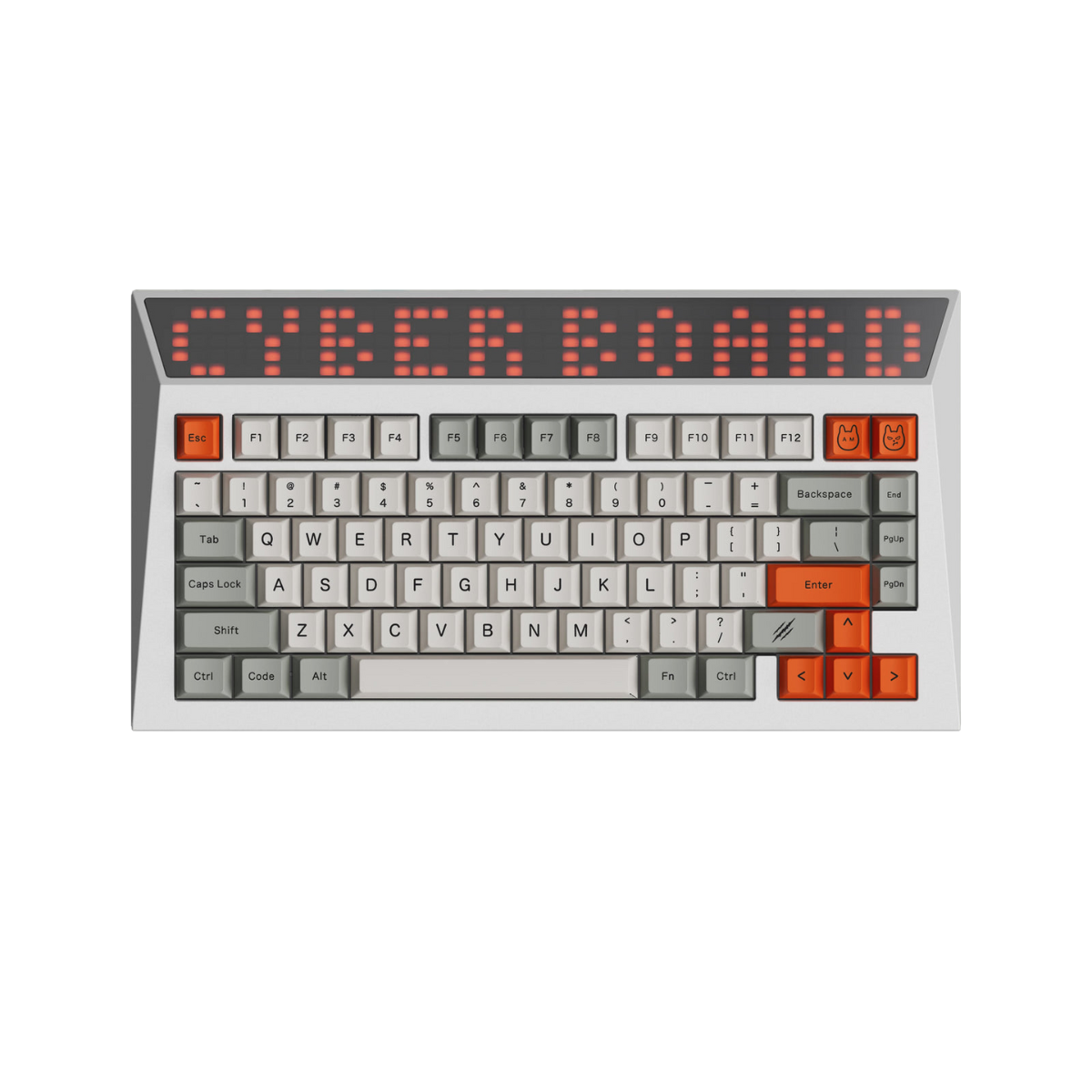 Angry Miao CYBERBOARD R4 Keyboard - Cloud White - AMCBR4WHITE | Mwave