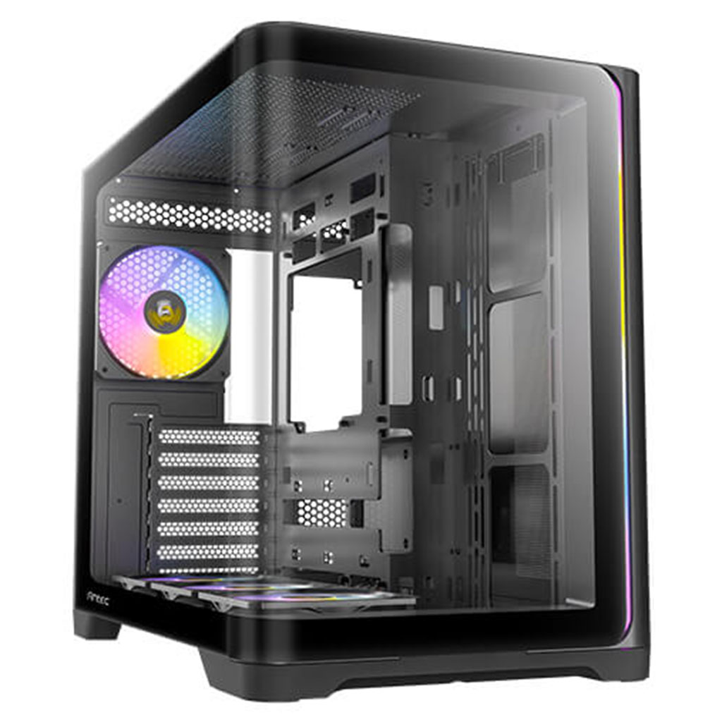 Antec C5 CURVE ARGB Tempered Glass Mid-Tower ATX Case - Black - C5 ...