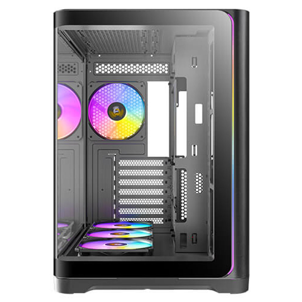 Antec C5 CURVE ARGB Tempered Glass Mid-Tower ATX Case - Black - C5 ...