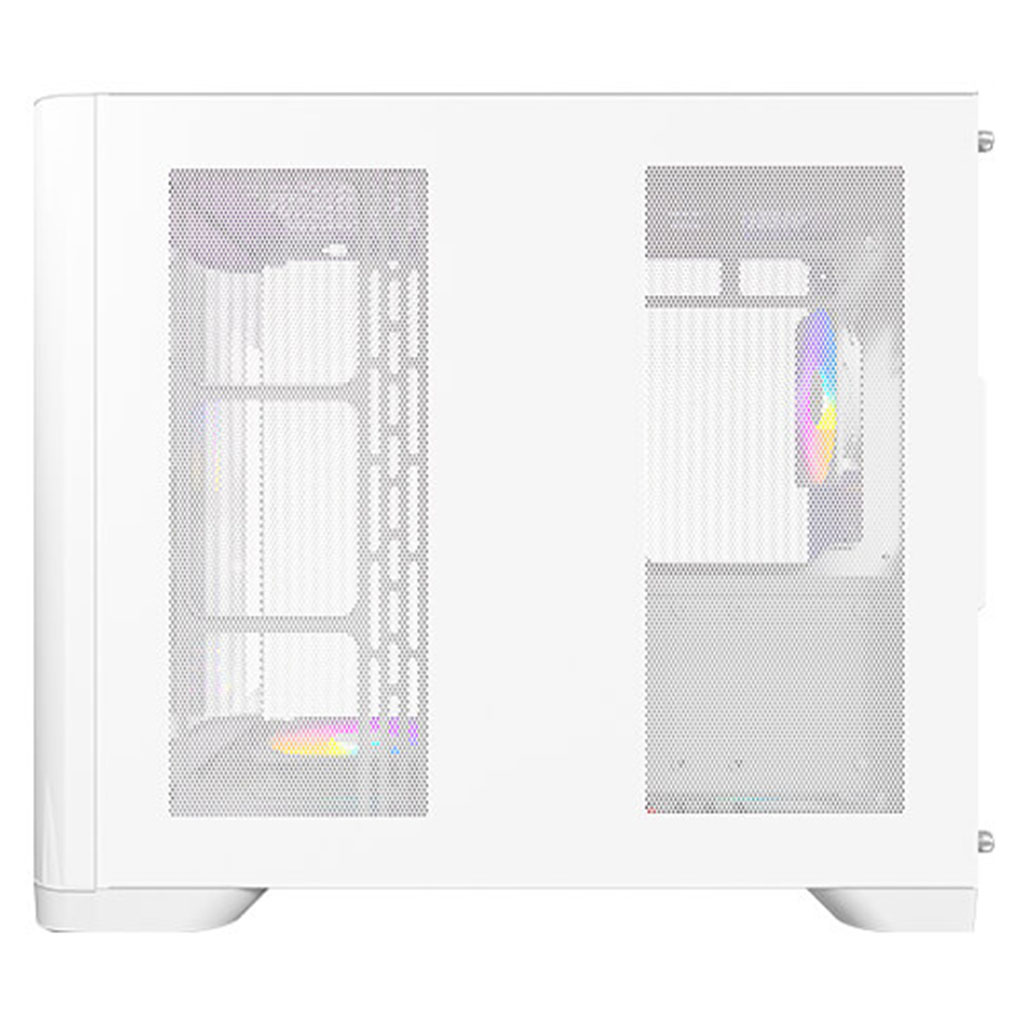 Antec C5 CURVE ARGB Tempered Glass Mid-Tower ATX Case - White - C5 ...