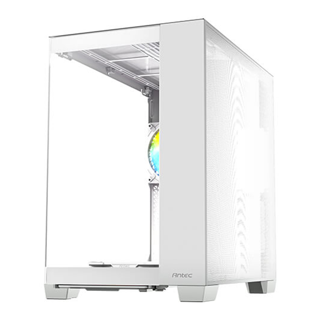 Antec C8 ARGB Tempered Glass E-ATX Full Tower Gaming Case - White - C8 ...