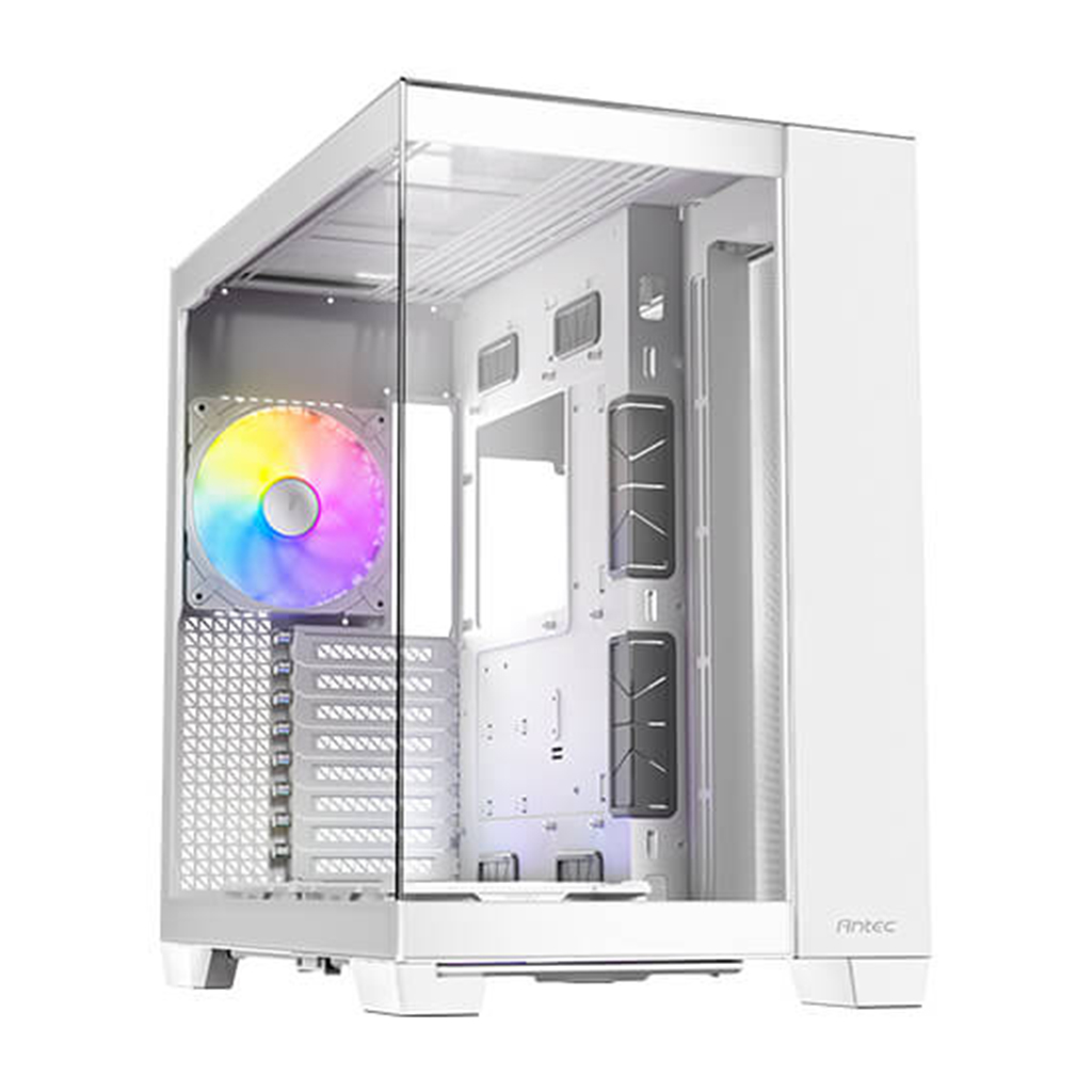 Antec C8 ARGB Tempered Glass E-ATX Full Tower Gaming Case - White - C8 ...