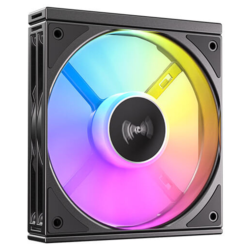 Antec Connect 120mm Reverse ARGB PWM Black Case Fan - 3 Pack - C120R ...