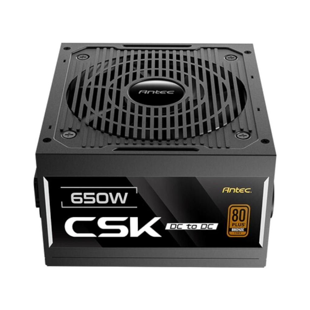 Antec CSK DC 650W 80+ Bronze Non-Modular ATX Power Supply - Black - CSK650DC | Mwave