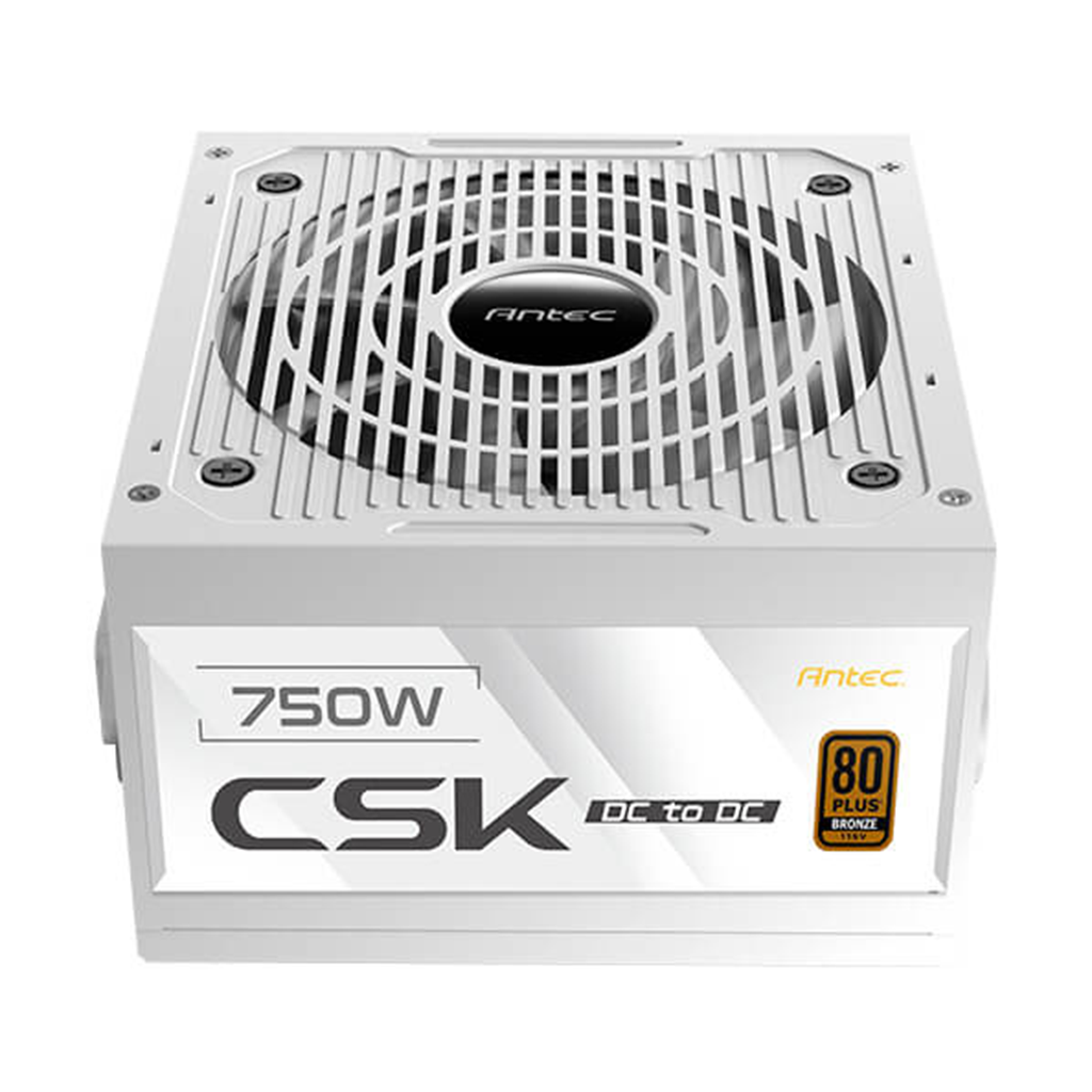 Antec CSK DC 750W 80+ Bronze Non-Modular ATX Power Supply - White ...
