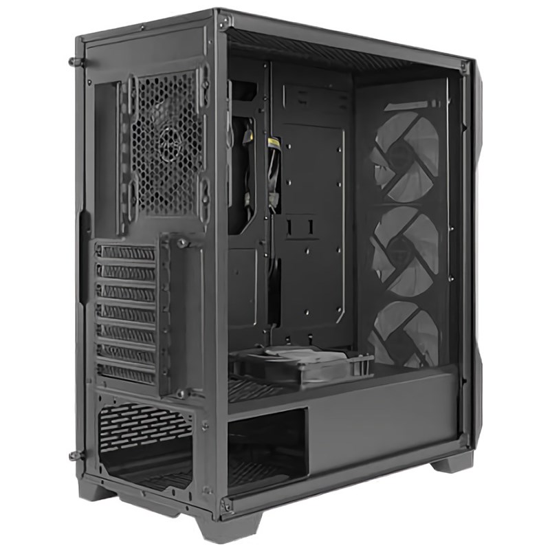 Antec DF600 Flux High Airflow ARGB Tempered Glass Mid-Tower Case ...